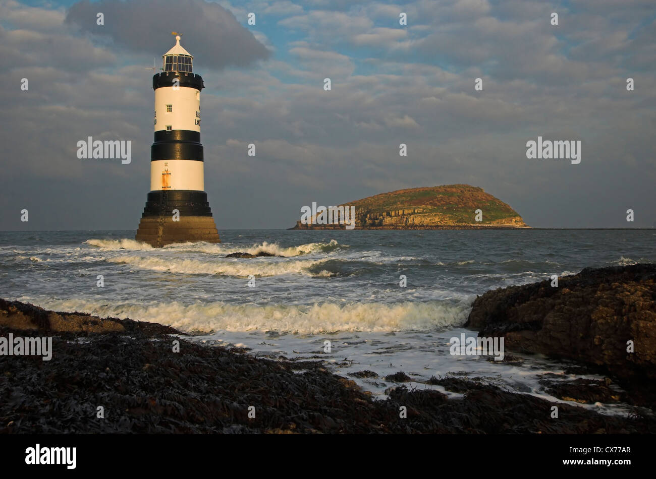 Penmon Point and Puffin Island, Anglesey, North Wales Stock Photo - Alamy