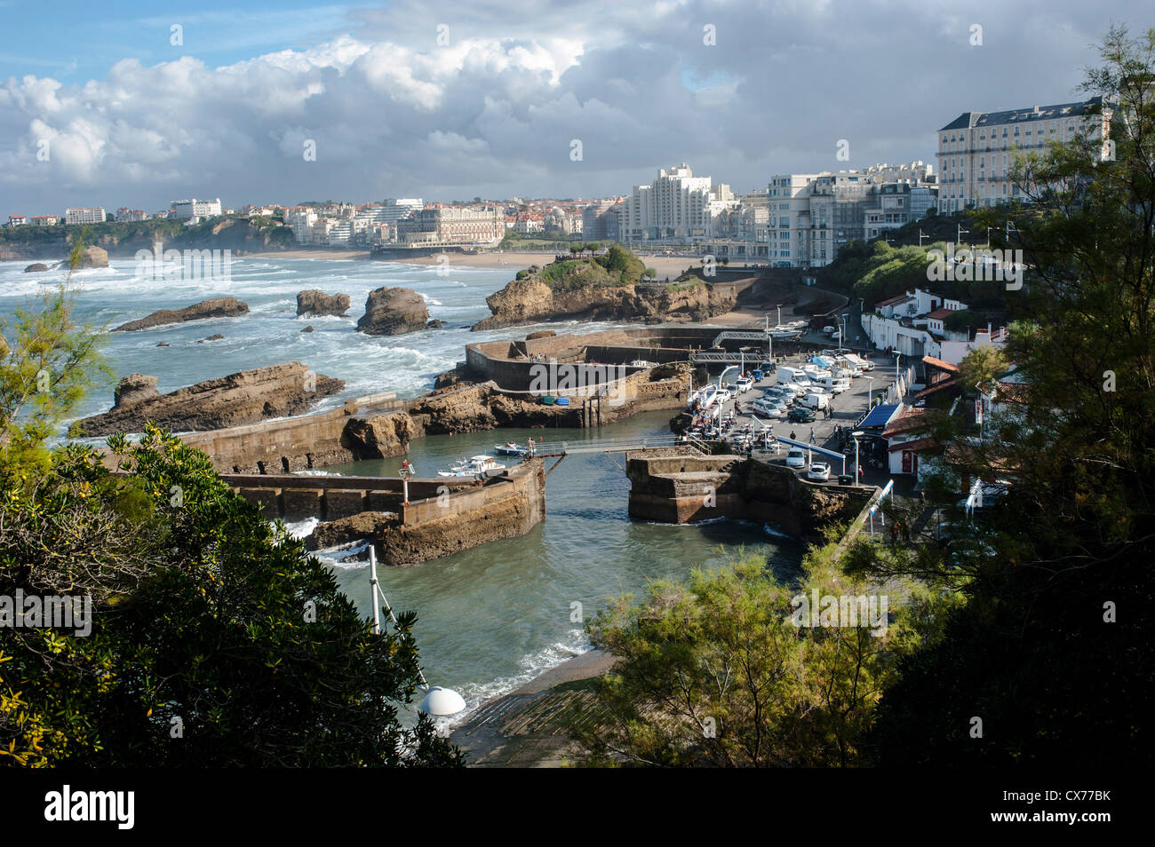 Biarritz view hi-res stock photography and images - Alamy