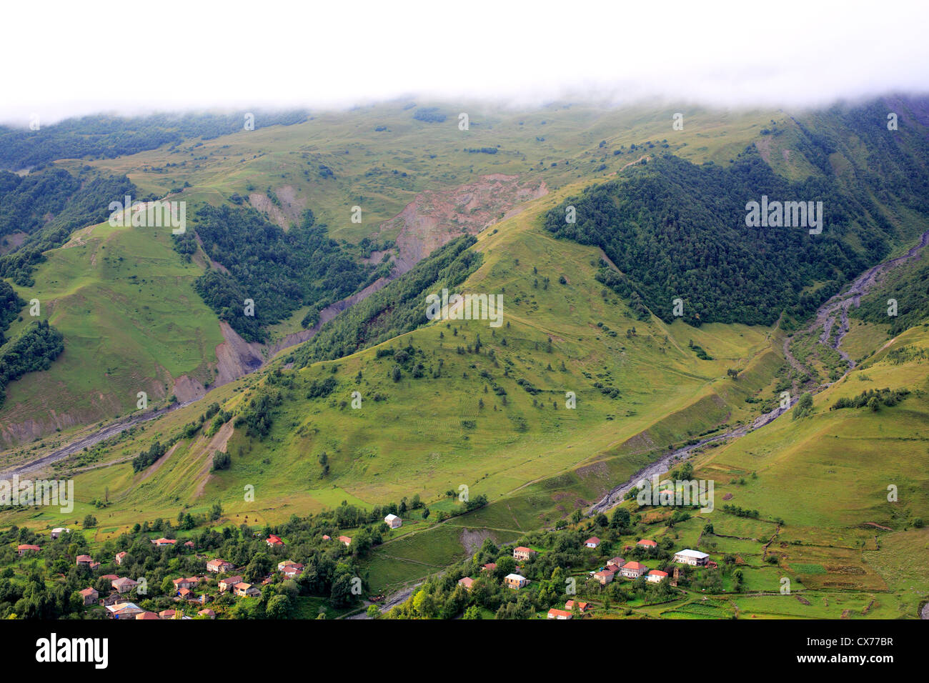 Mountain landscape, Mtiuleti, Georgia Stock Photo - Alamy