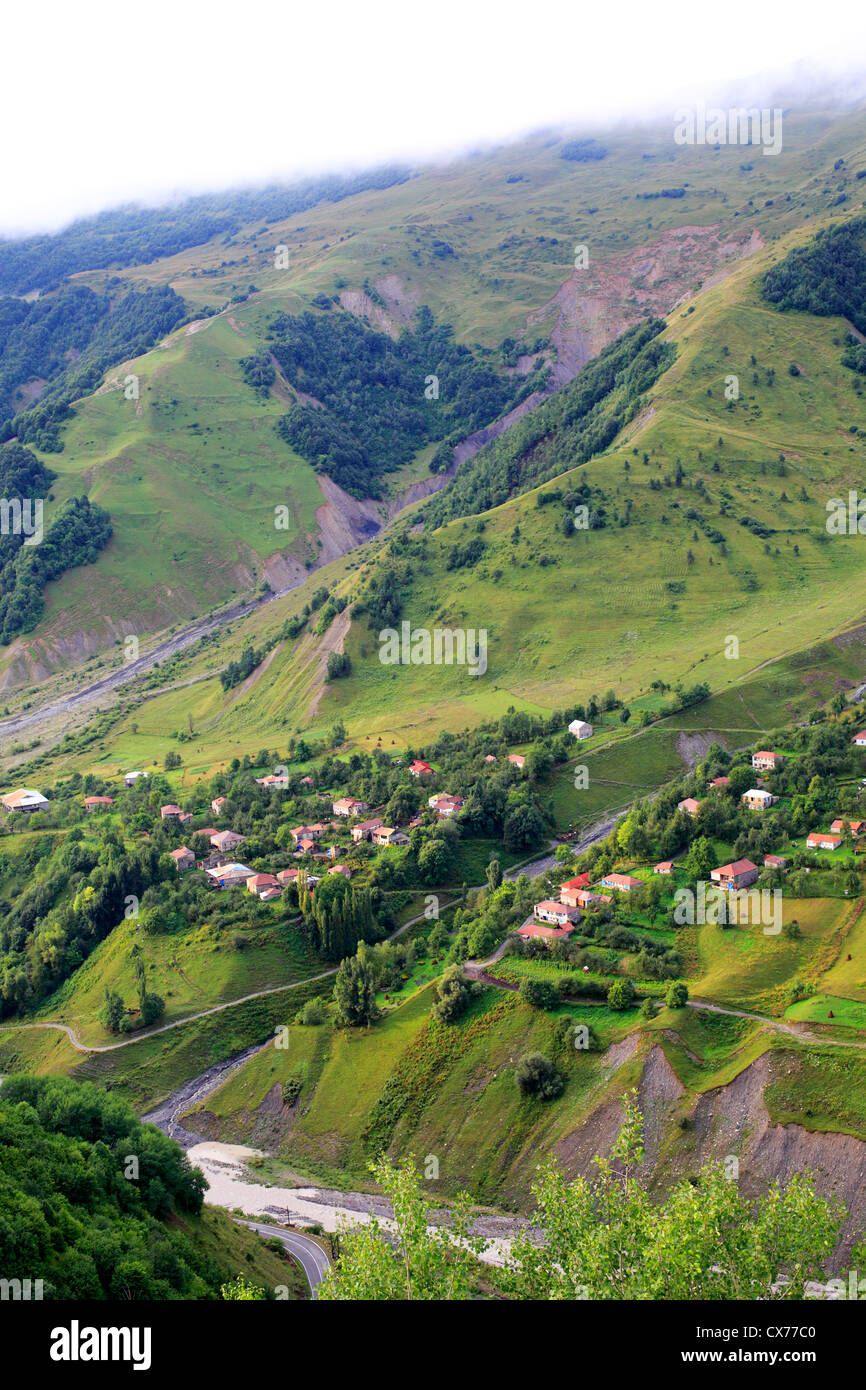 Mountain landscape, Mtiuleti, Georgia Stock Photo - Alamy