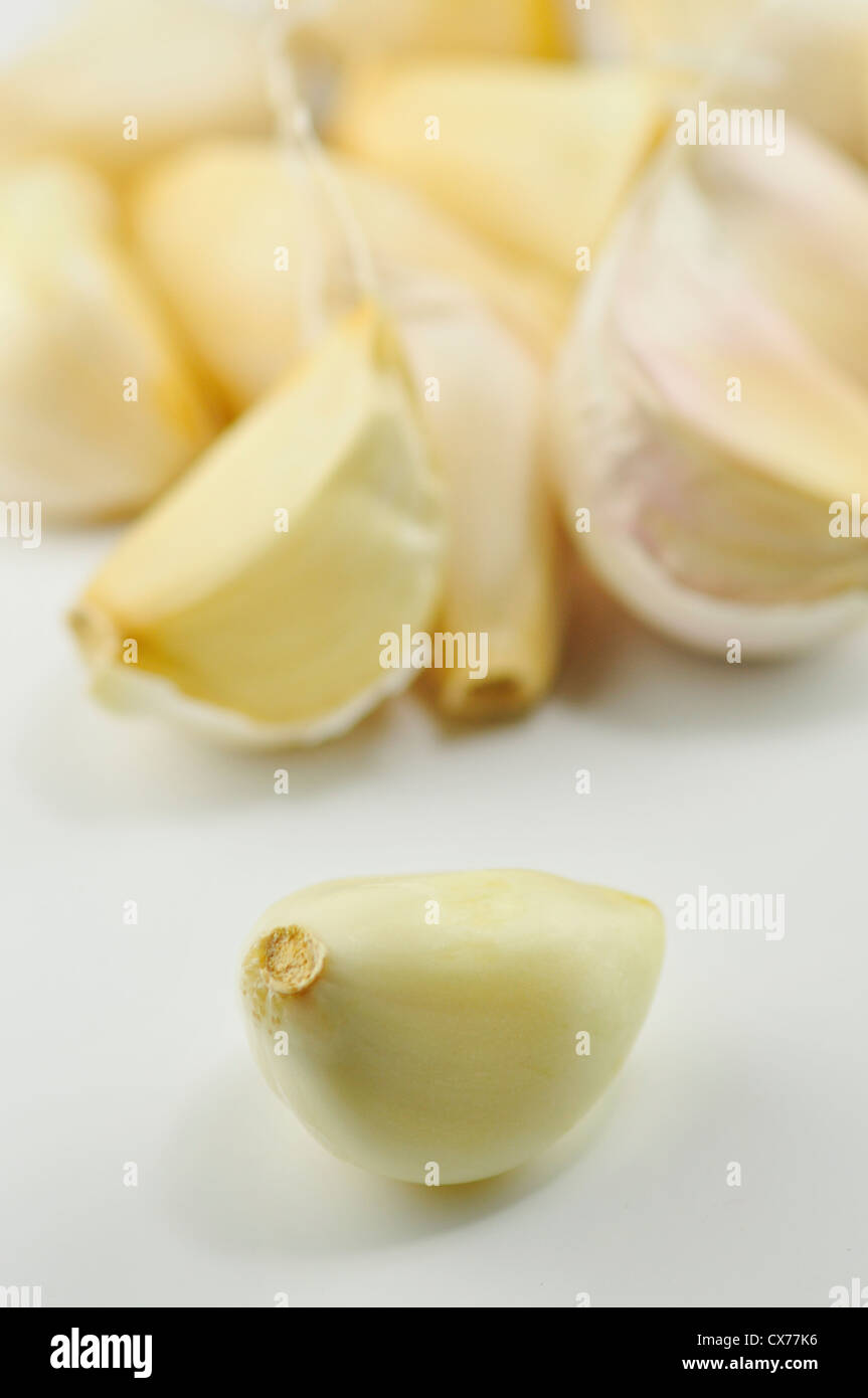 Cloves of Garlic Stock Photo - Alamy