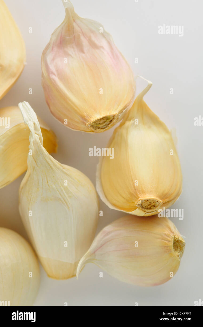 Cloves of Garlic Stock Photo - Alamy