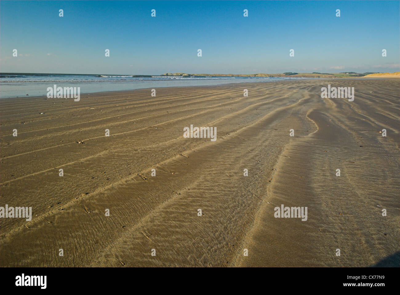 Newborough Beach sand dunes, Anglesey, North Wales Stock Photo - Alamy
