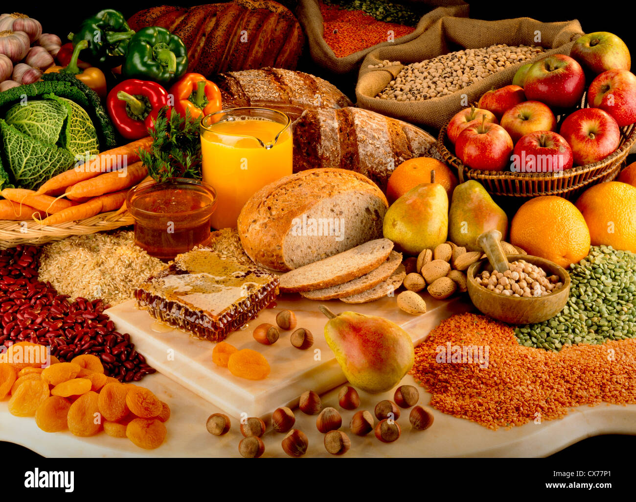 Healthy foods selection hi-res stock photography and images - Alamy