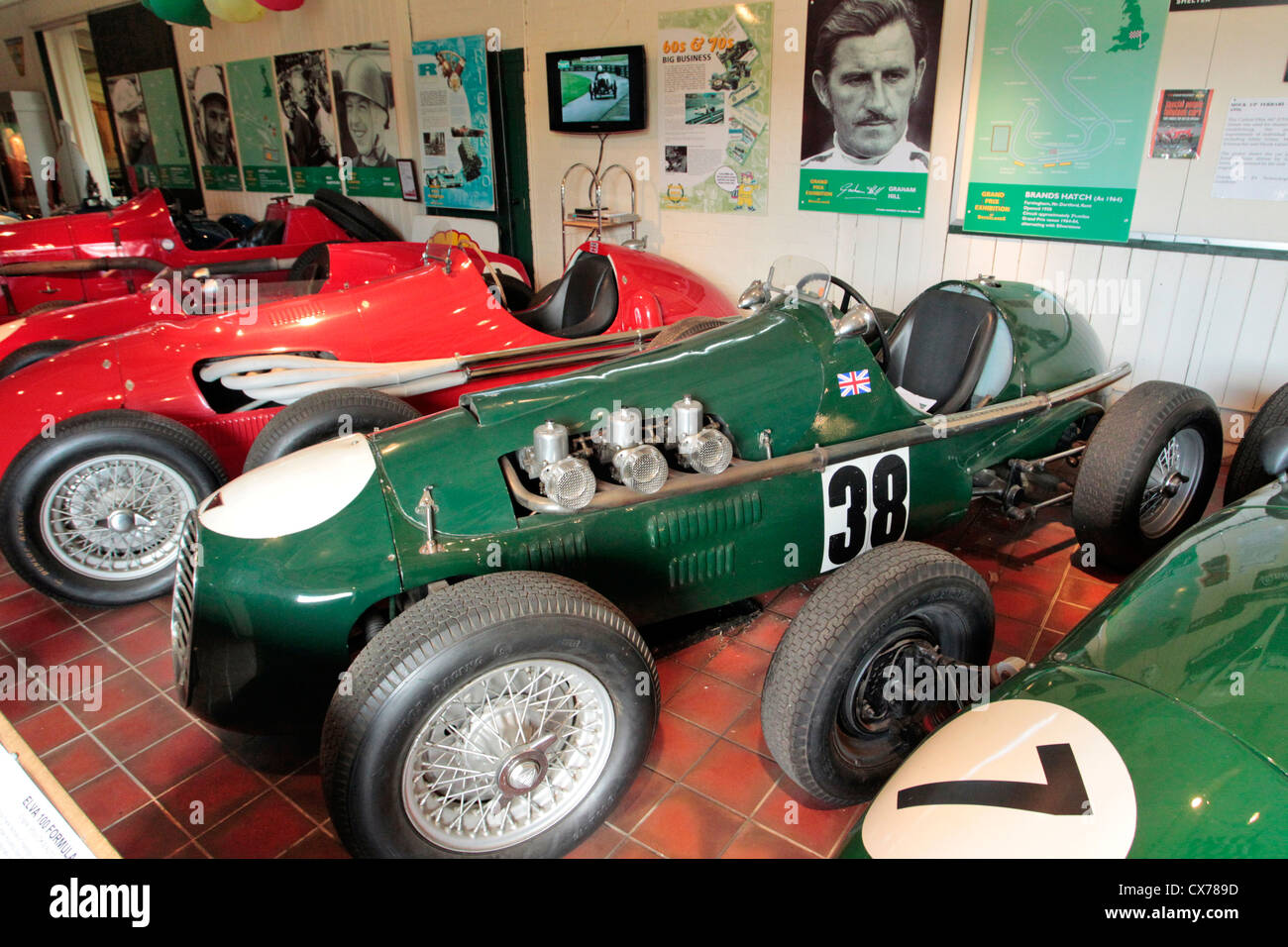 1953 4.3 litre Alvis racing car at Brooklands Museum and aerodrome ...