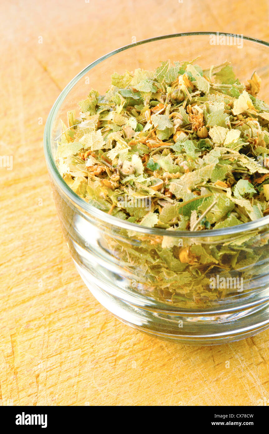 Medicinal plant dried, Small leaved lime tea- Tilia cordata Stock Photo ...
