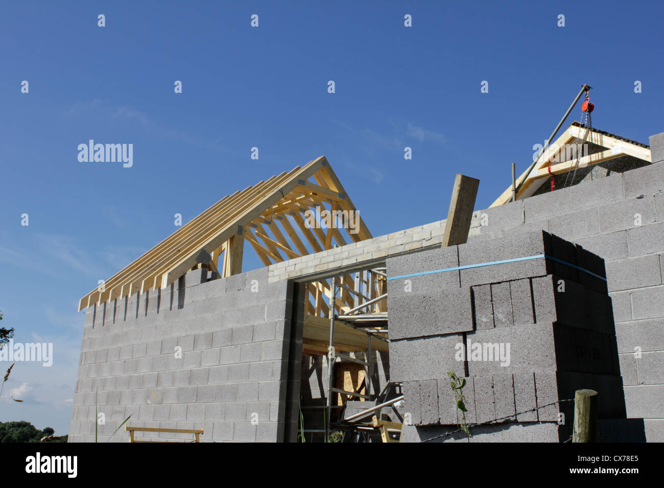house roof under construction Stock Photo - Alamy house roof under construction Stock Photo - Alamy