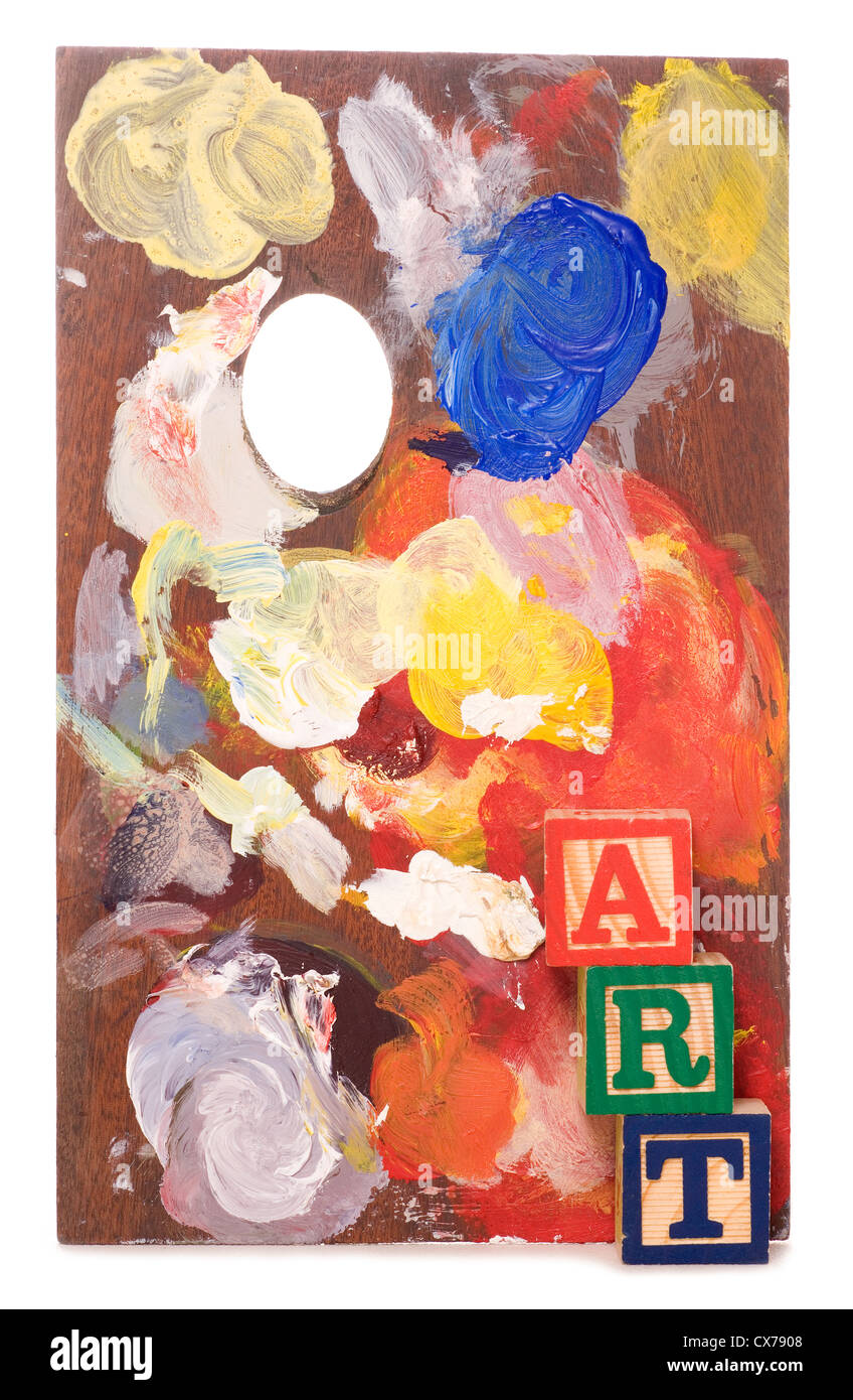 Building art painting Cut Out Stock Images & Pictures - Alamy