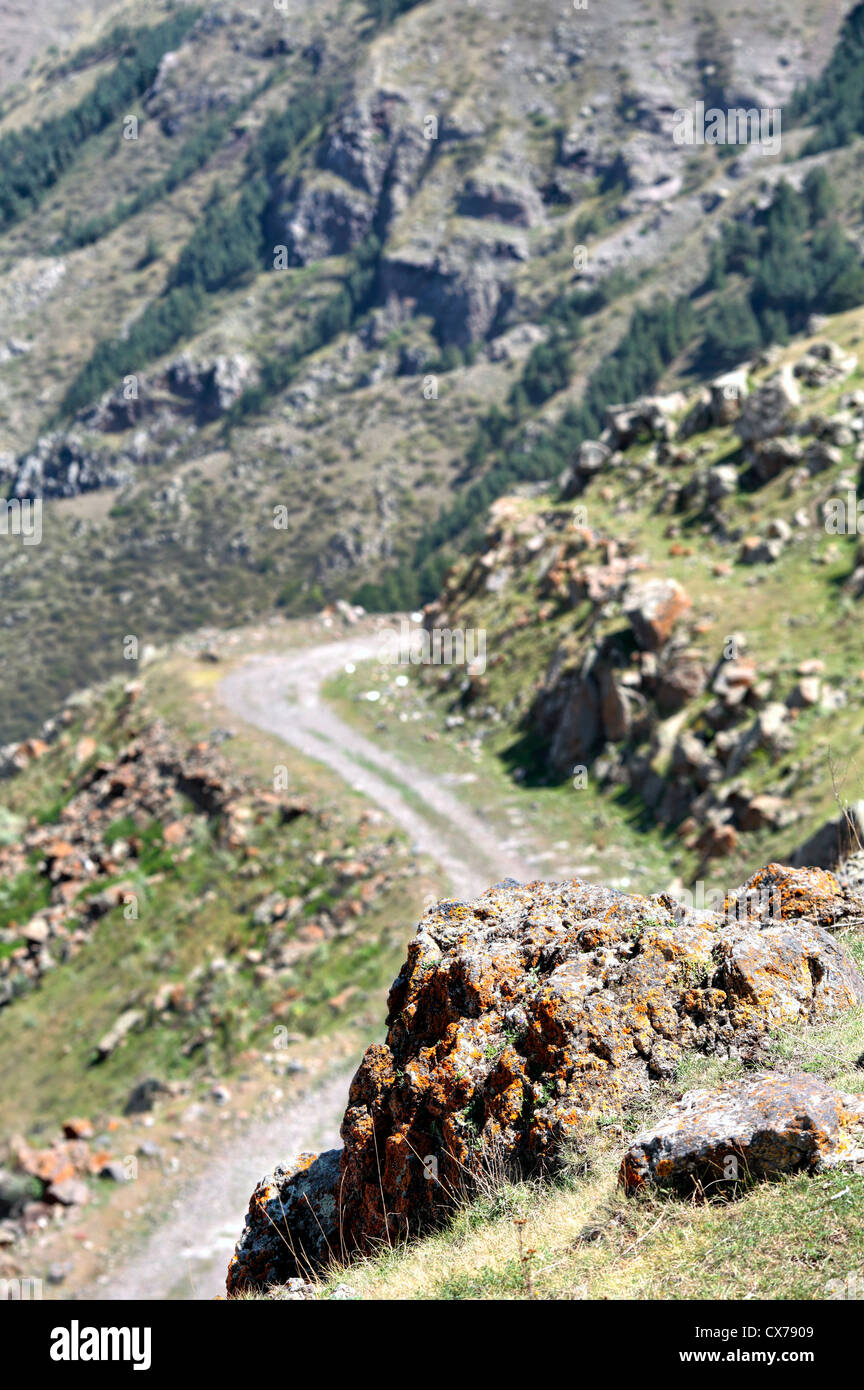Landscape near Vardzia, Vardzia-Khertvisi, Meskheti, Georgia Stock ...