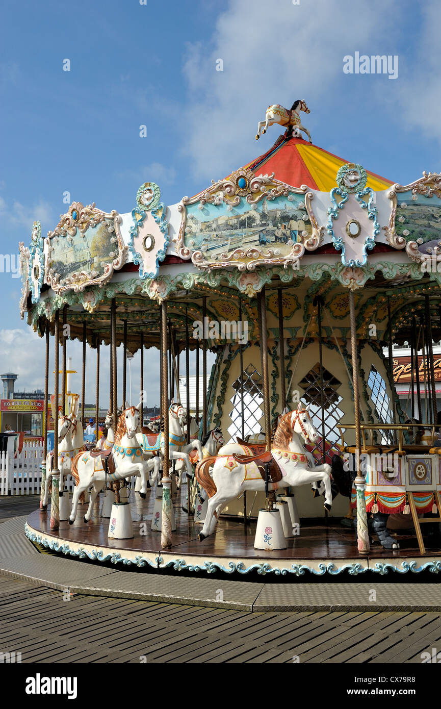 Fairground merry go round hi-res stock photography and images - Alamy