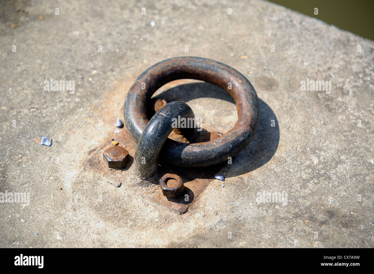 riverside mooring point england uk Stock Photo - Alamy