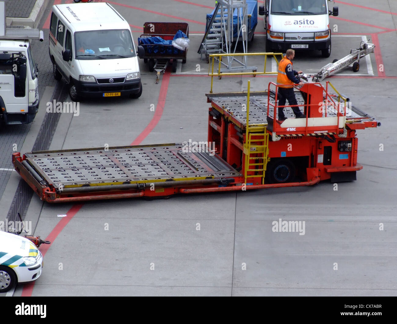 Commander container mover Stock Photo - Alamy