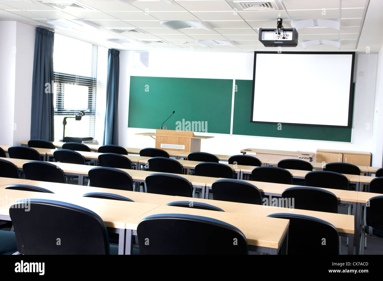 University of Warwick Zeeman Building interior classroom chairs and ...