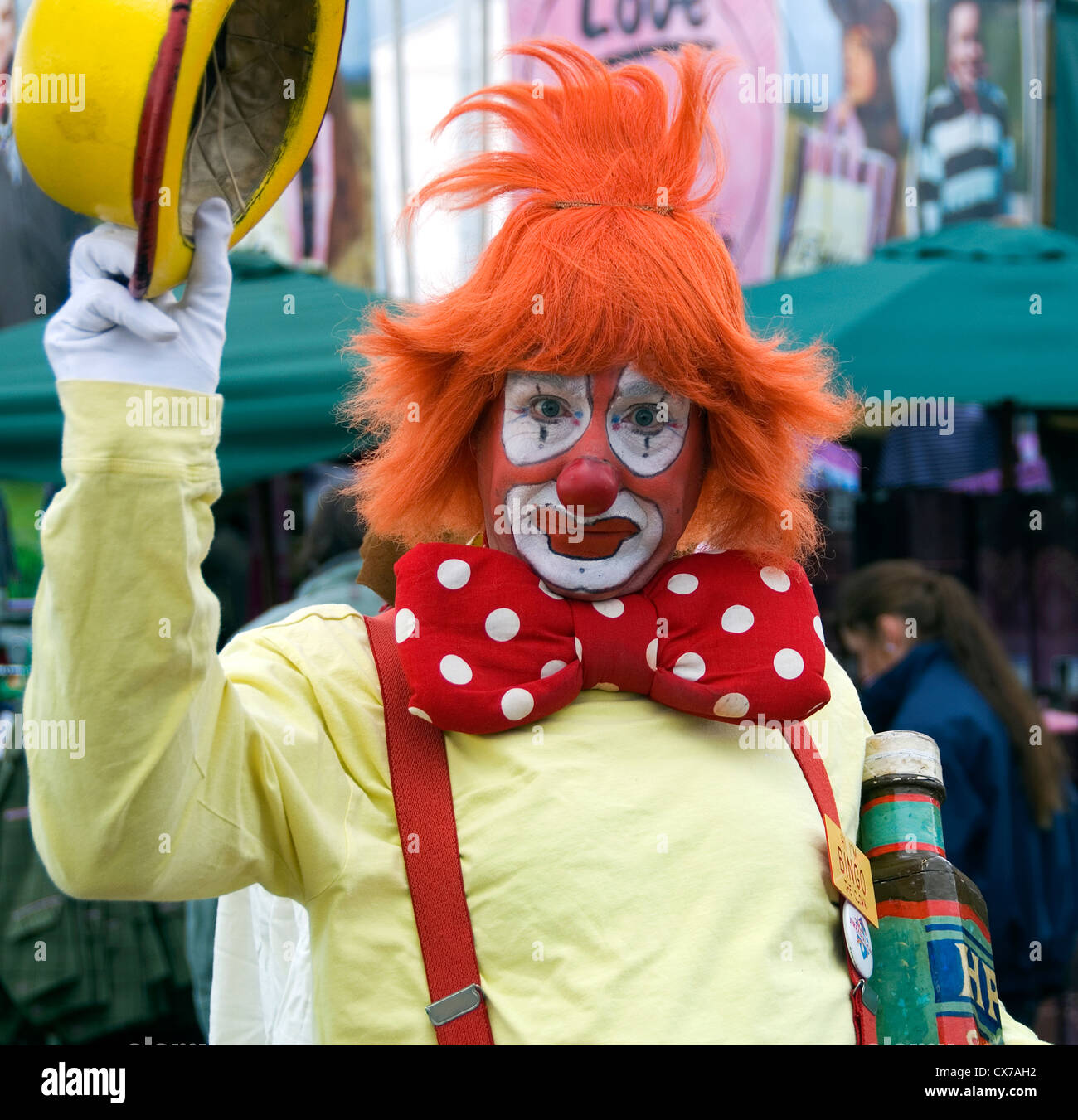 Clown at the fair Stock Photo - Alamy