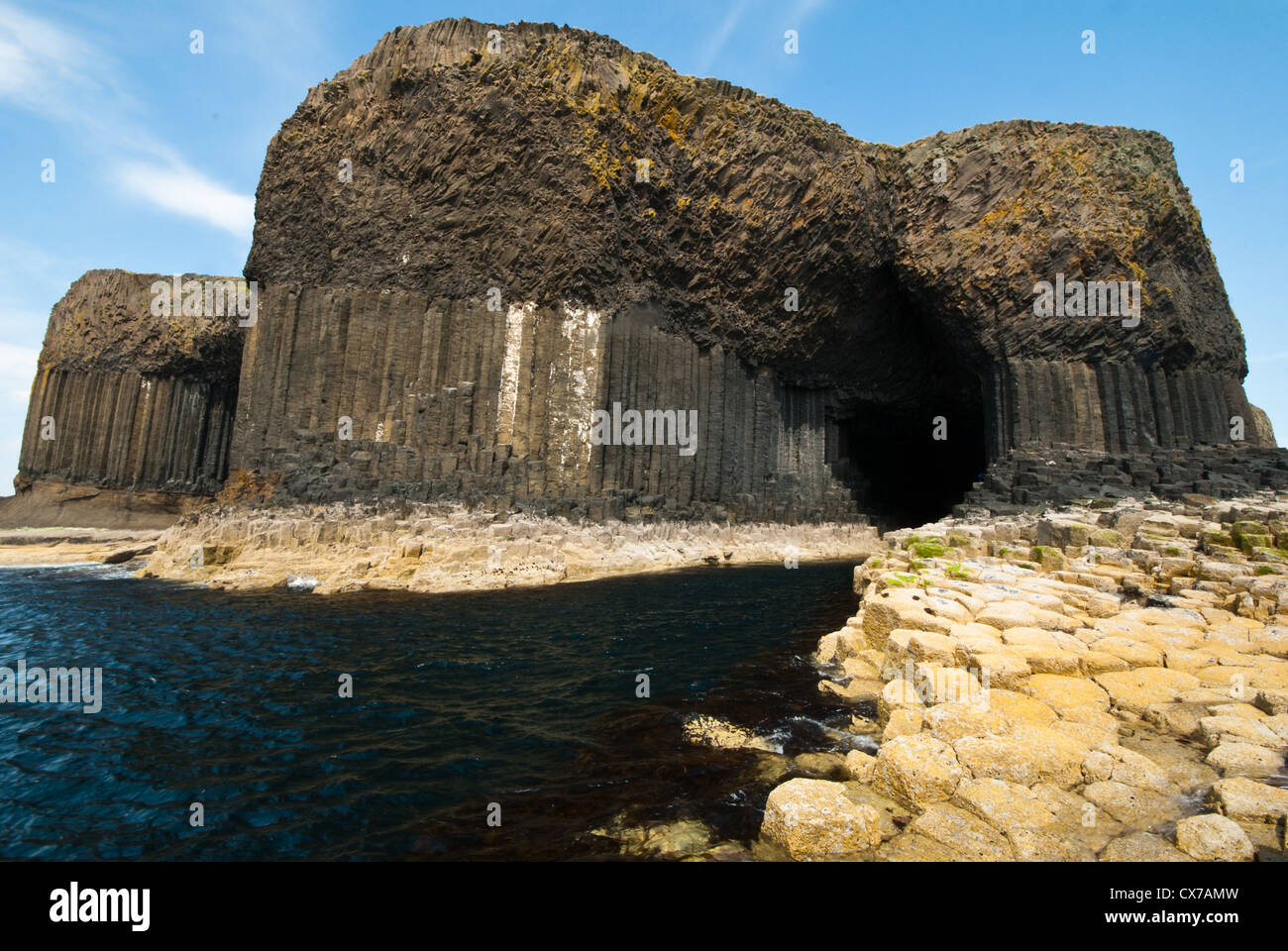 Fingal's Cave, Island of Staffa, Scotland Stock Photo - Alamy
