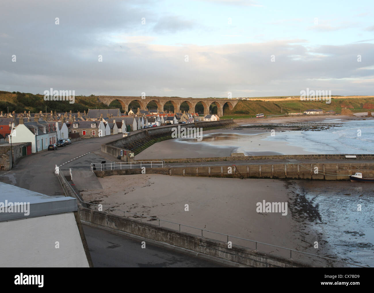 Cullen harbour Scotland September 2012 Stock Photo - Alamy