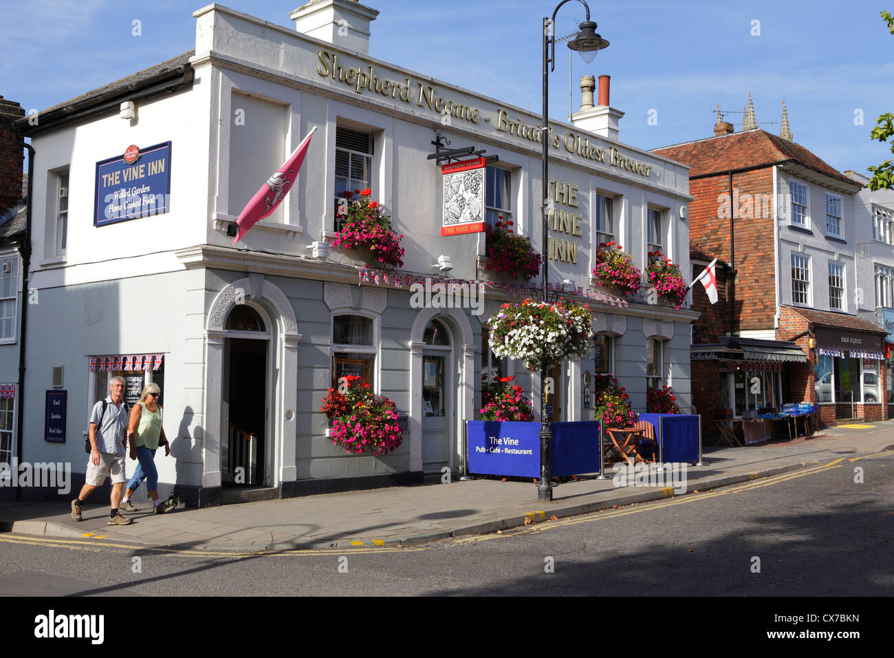 The Vine Inn, Tenterden, Kent, UK, GB Stock Photo - Alamy