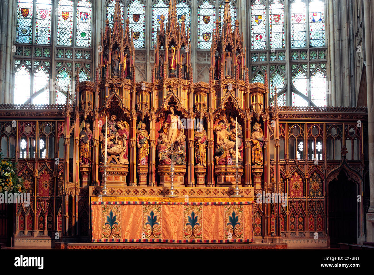 Gloucester Cathedral, Gloucester, Gloucestershire, UK Stock Photo - Alamy