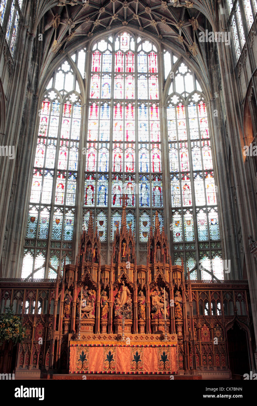 Gloucester Cathedral, Gloucester, Gloucestershire, UK Stock Photo - Alamy