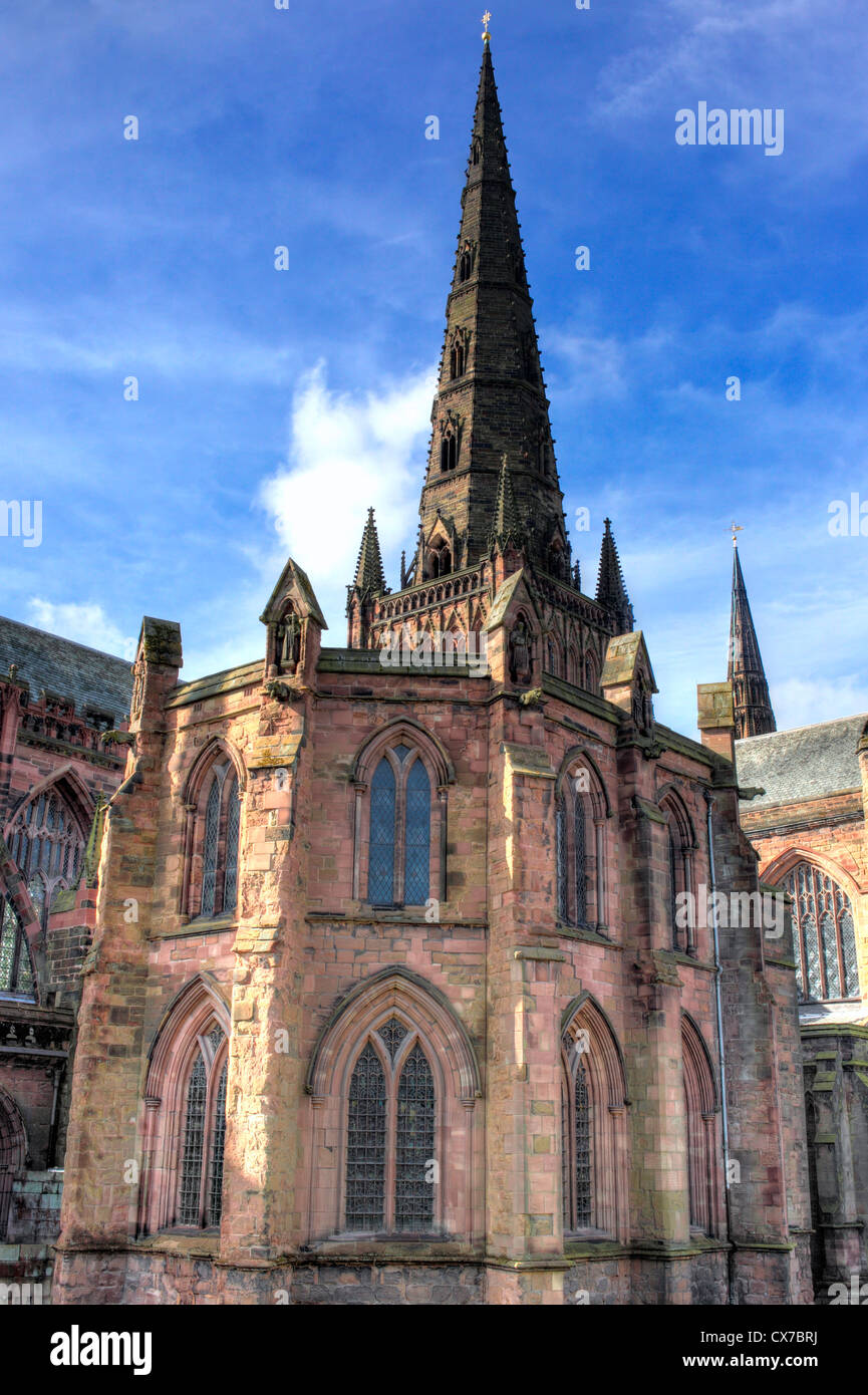 Lichfield Cathedral Towers High Resolution Stock Photography and Images ...