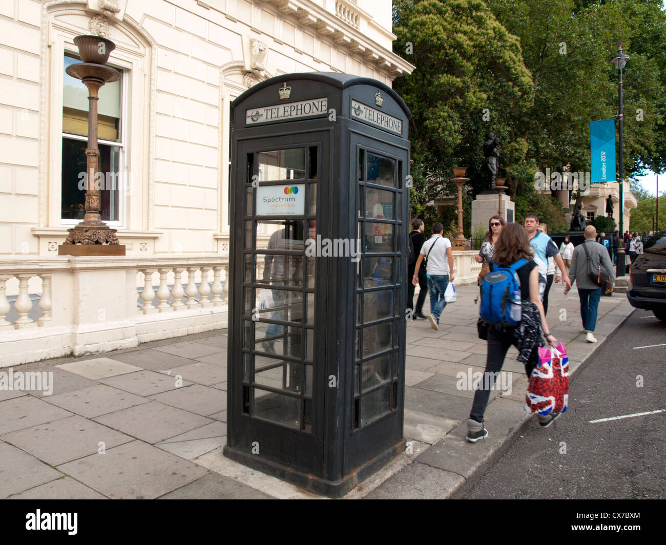 Black telephone box, Waterloo Place, City of Westminster, London ...