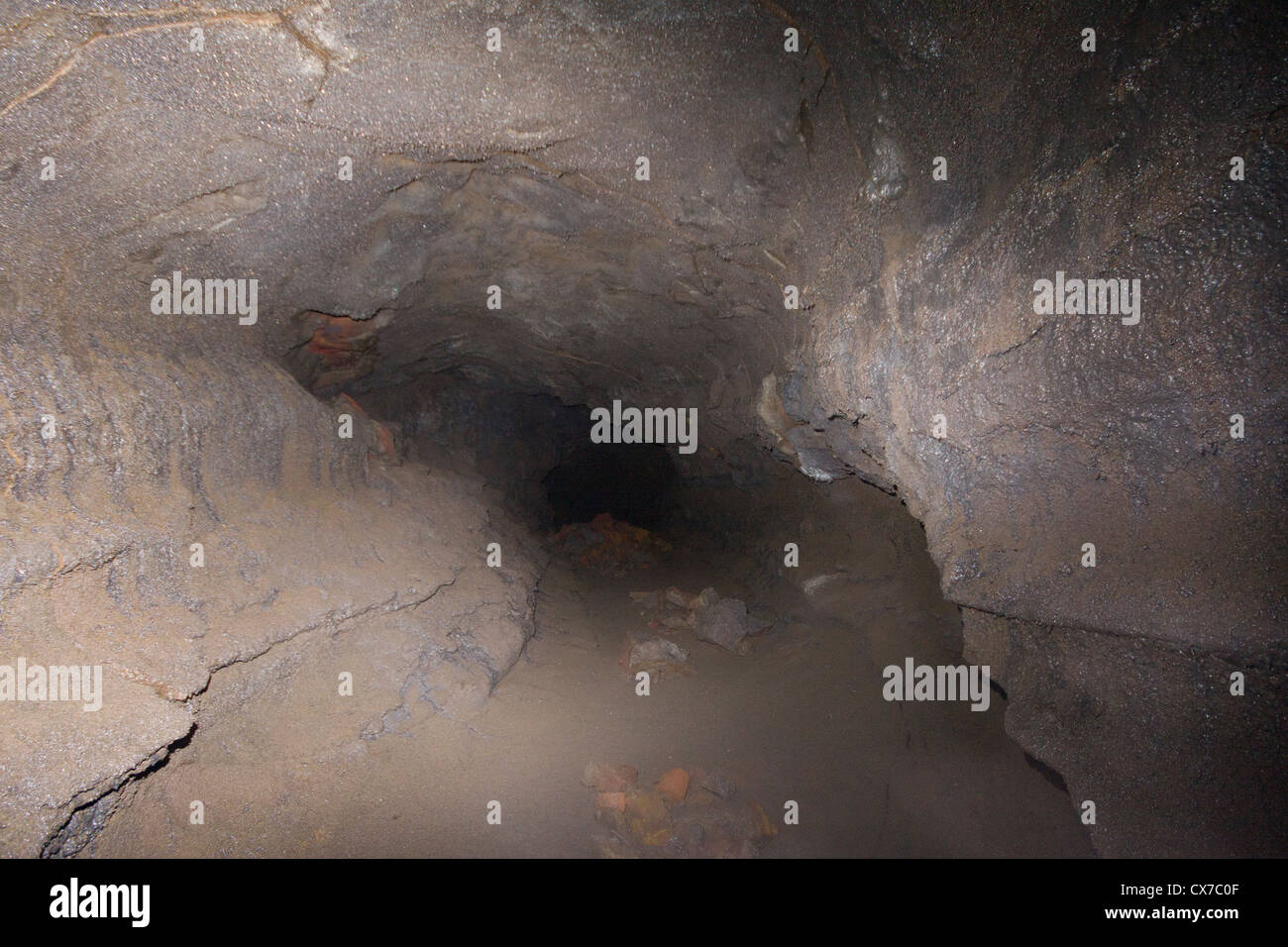 Lava tube - natural conduits through which lava travels beneath the ...
