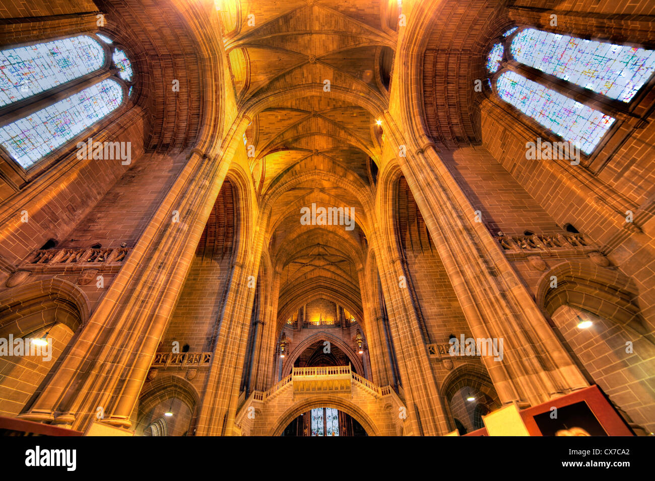 Interior of liverpool cathedral hi-res stock photography and images - Alamy
