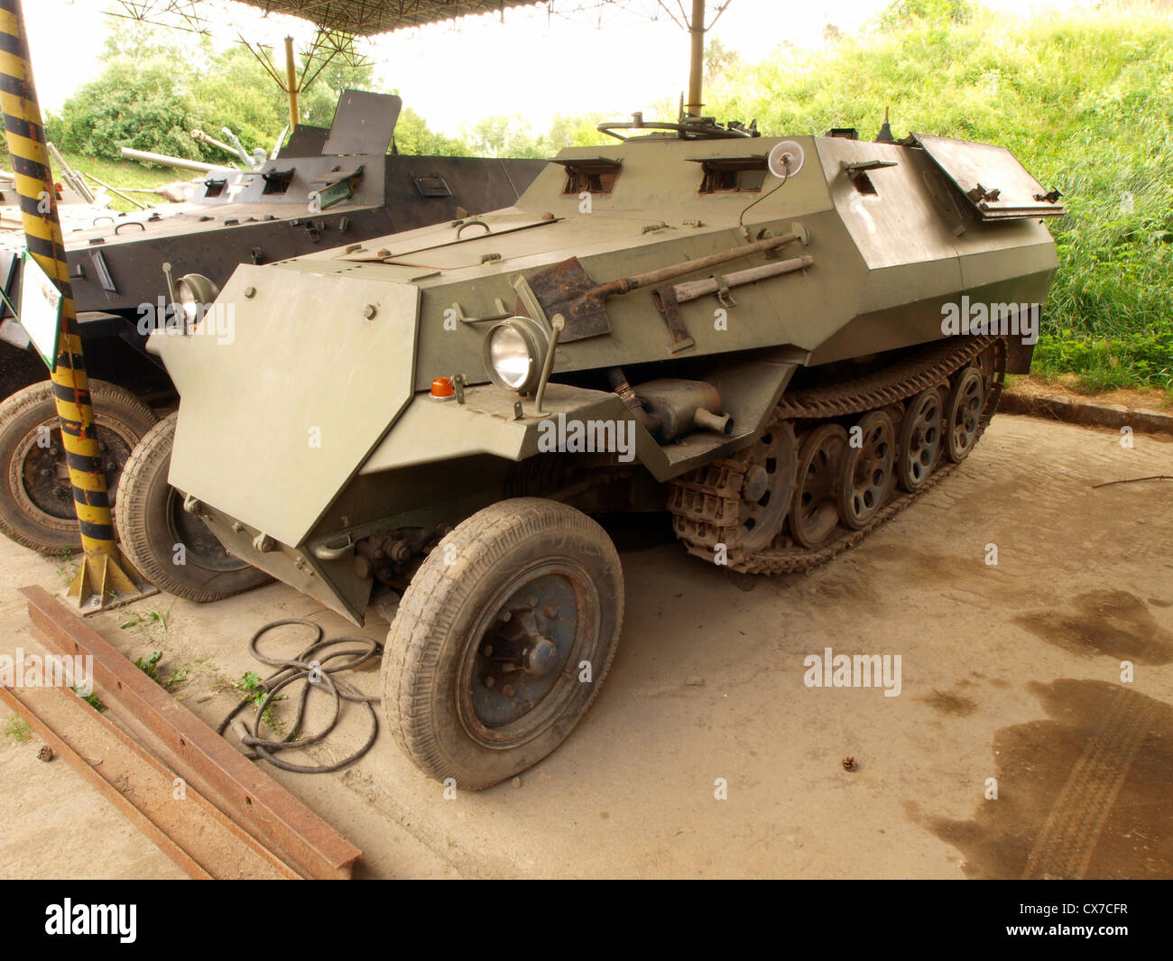 OT-810 with Bezák 82 mm cannon vz. 59 Stock Photo - Alamy