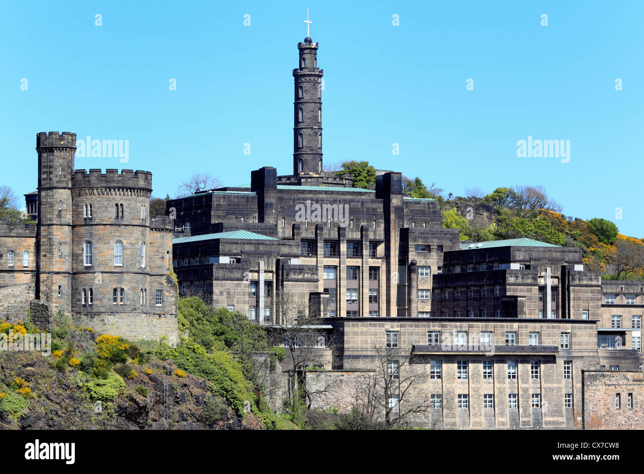St. Andrew's House, Calton Hill, Edinburgh, Scotland, UK Stock Photo ...