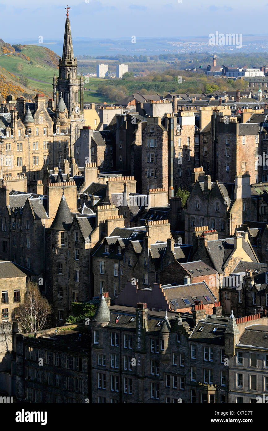 Aerial view edinburgh hi-res stock photography and images - Alamy