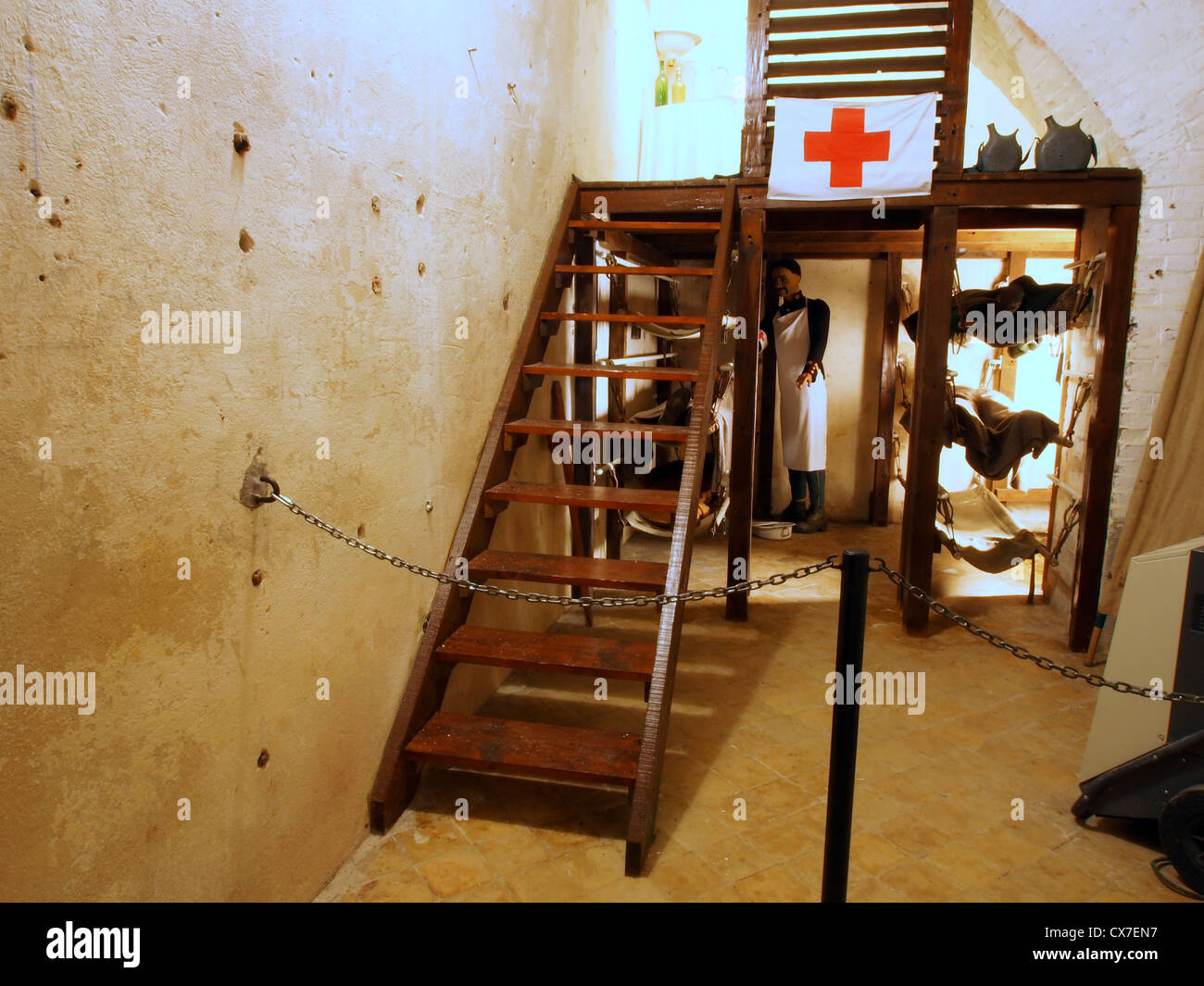 Fort de Vaux, lazarette Stock Photo - Alamy