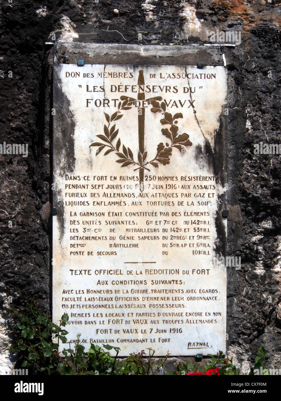 Fort de Vaux Stock Photo - Alamy