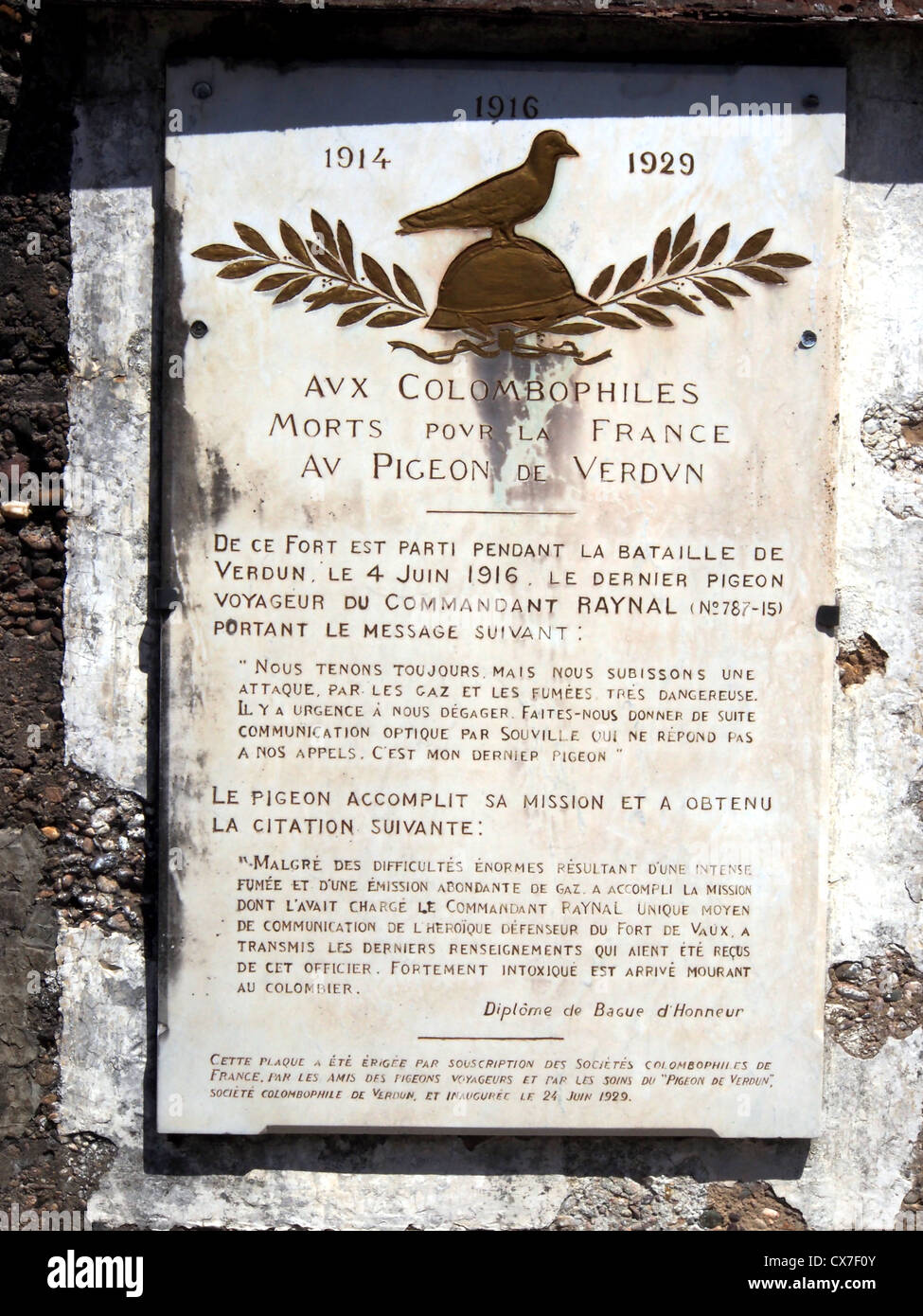 Fort de Vaux Stock Photo - Alamy