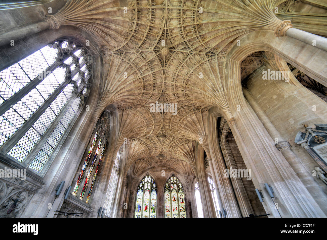 Fan vault in retrochoir, Peterborough Cathedral, Peterborough ...