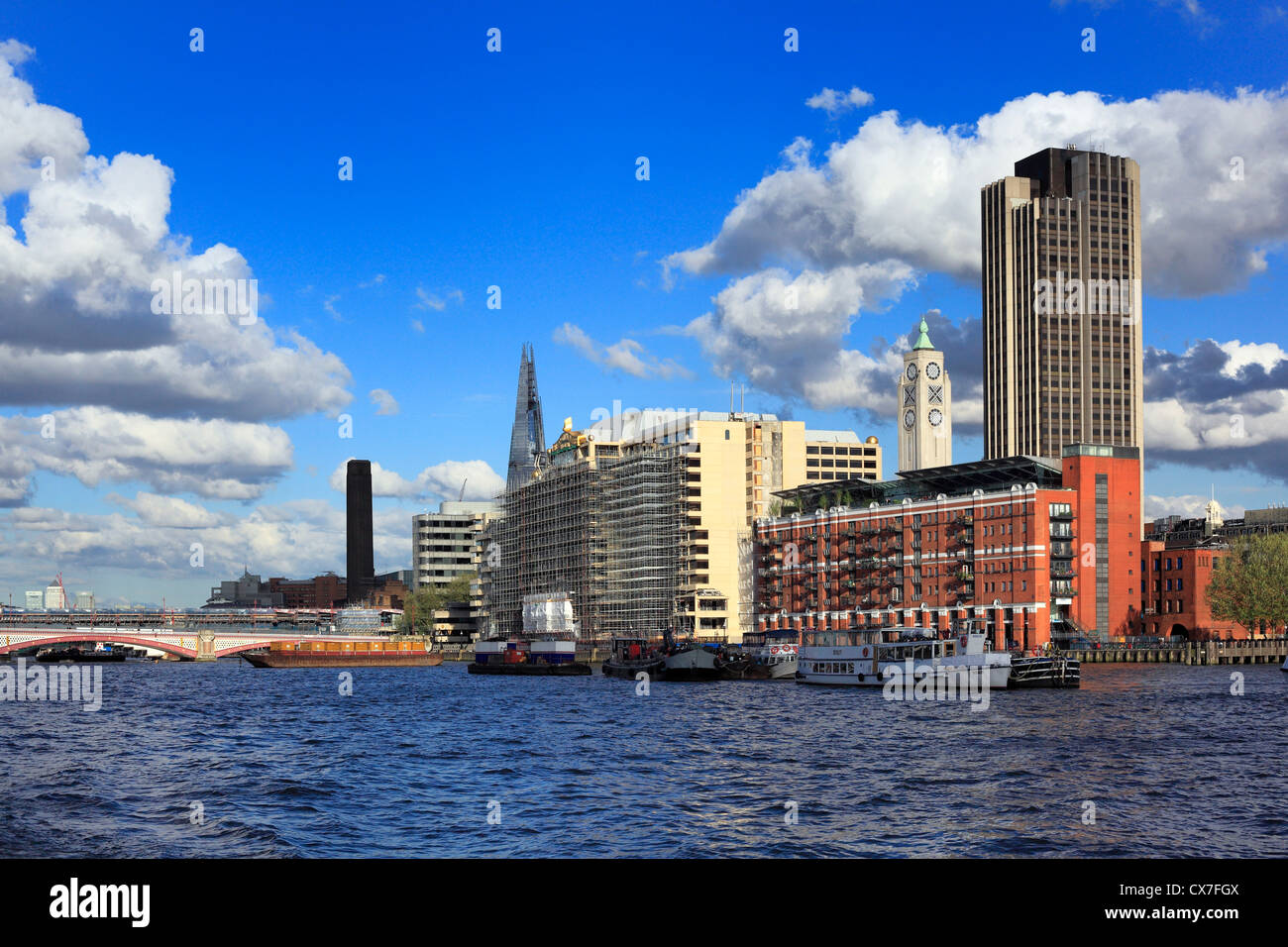 City of london river thames embankment hi-res stock photography and ...