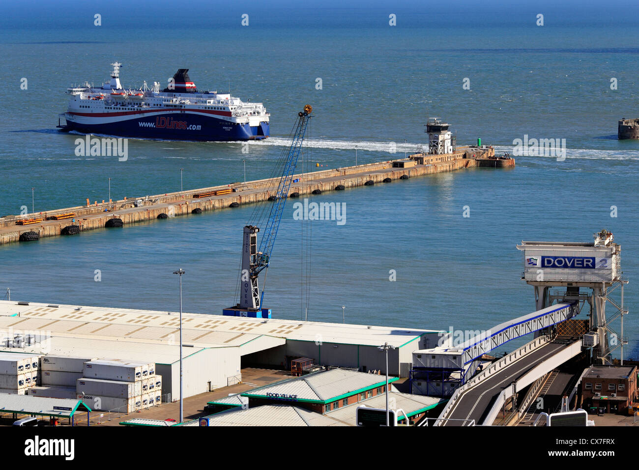 Trade port, Dover, Kent, England, UK Stock Photo - Alamy