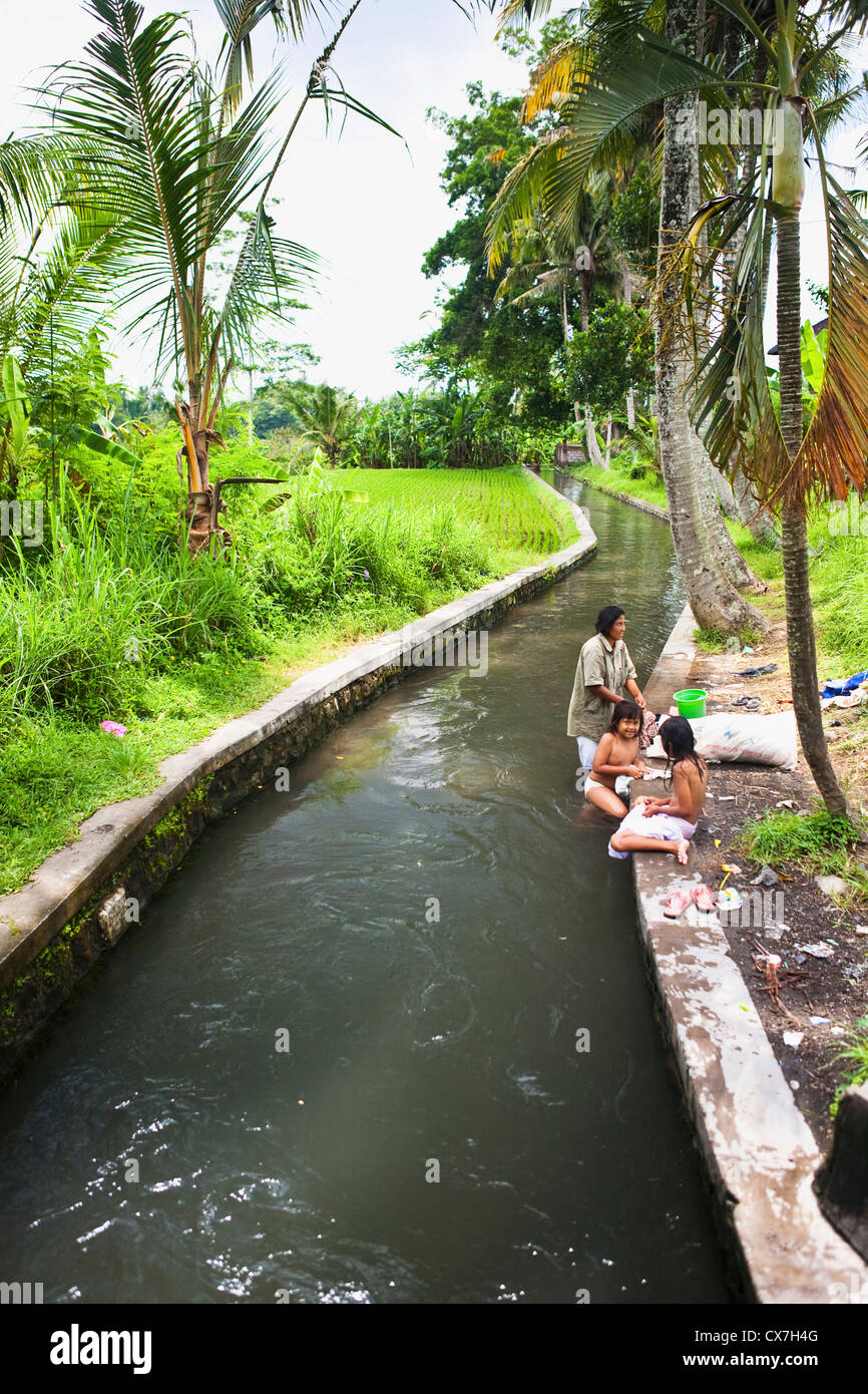 Woman bathing in local river High Resolution Stock Photography and ...