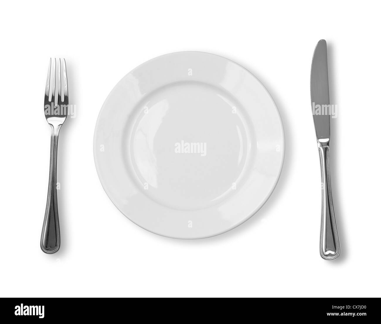 Stainless steel food plate Black and White Stock Photos & Images - Alamy