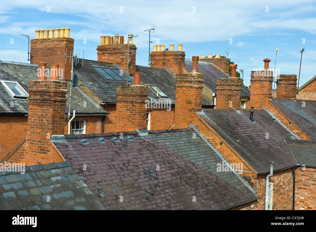 Rooftop rooftops chimneys hi-res stock photography and images - Alamy
