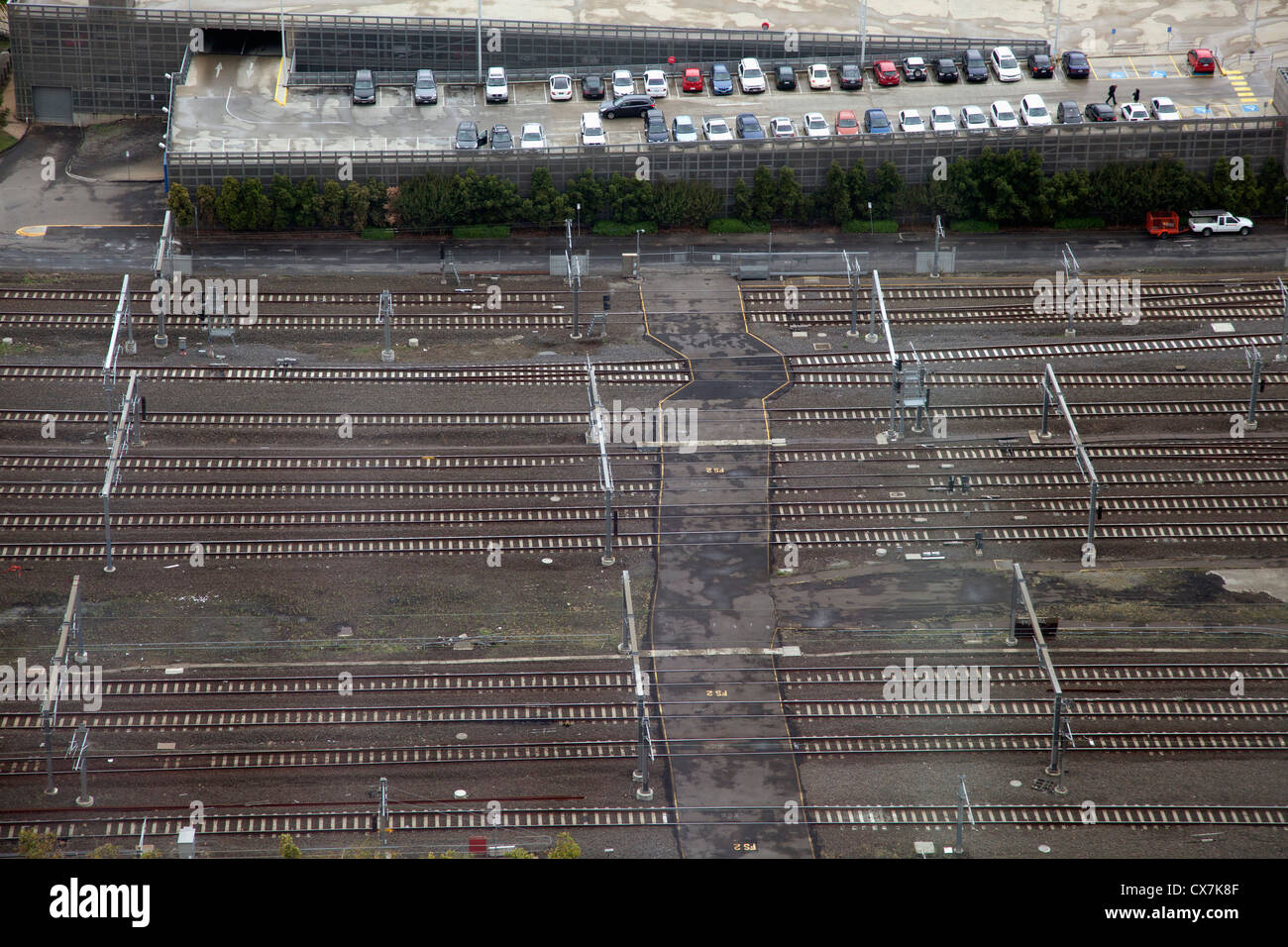 Building and railway lines building and railway lines hi-res stock ...