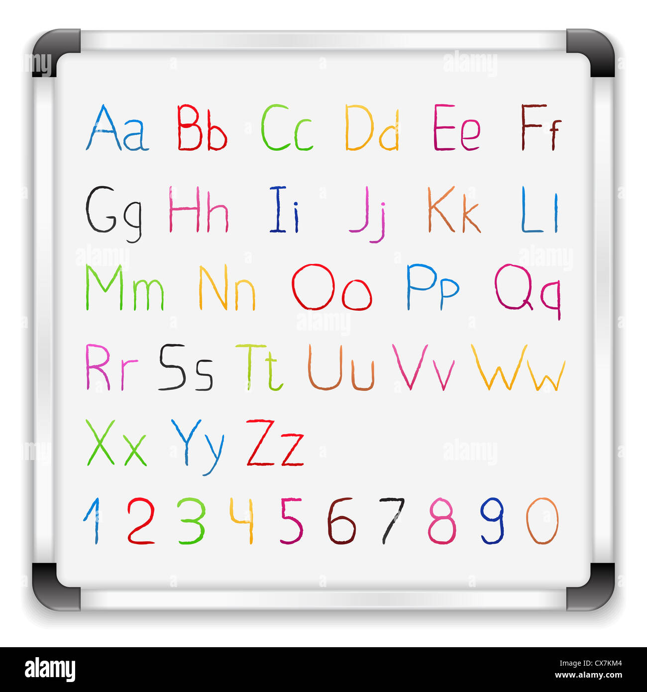 Whiteboard back school Cut Out Stock Images & Pictures - Alamy