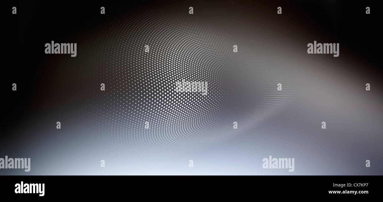 Diminishing dot pattern in a curve hi-res stock photography and images ...
