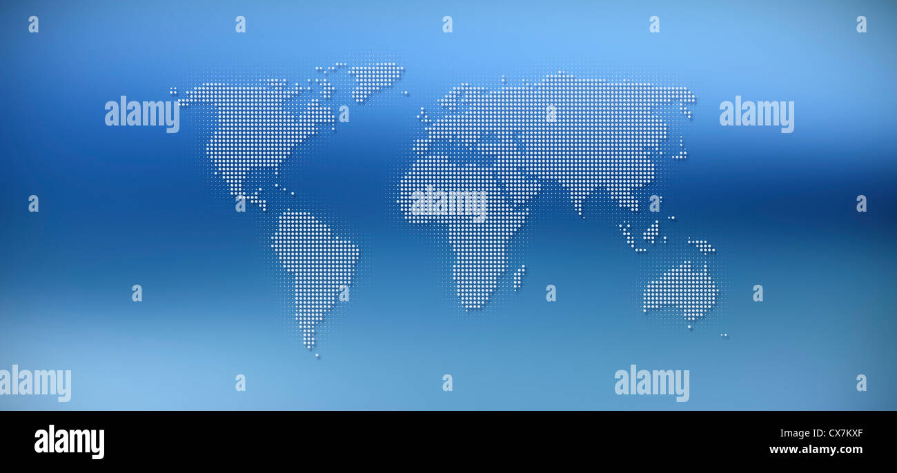 Blue zone map hi-res stock photography and images - Alamy