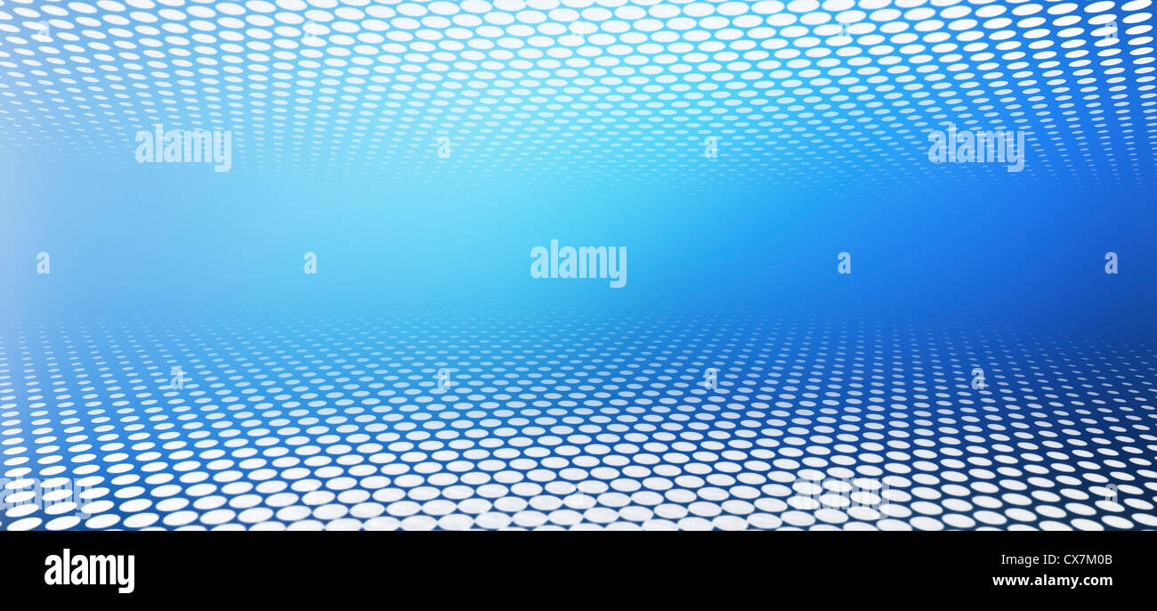 Diminishing dot patterns and colored light Stock Photo - Alamy