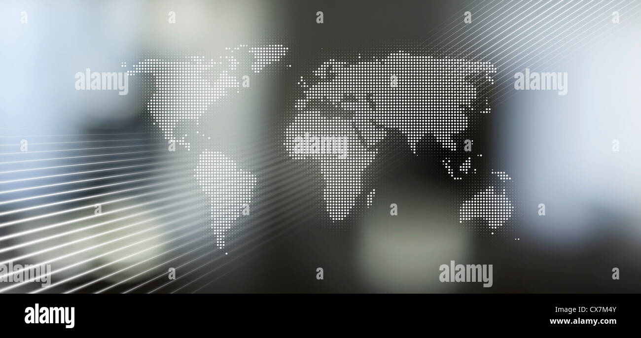 Floating glowing dots motion background hi-res stock photography and ...