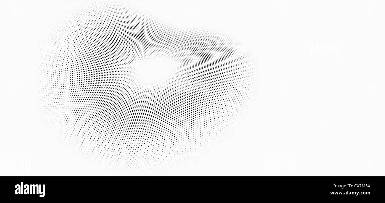 Abstract dot pattern against a white background Stock Photo - Alamy