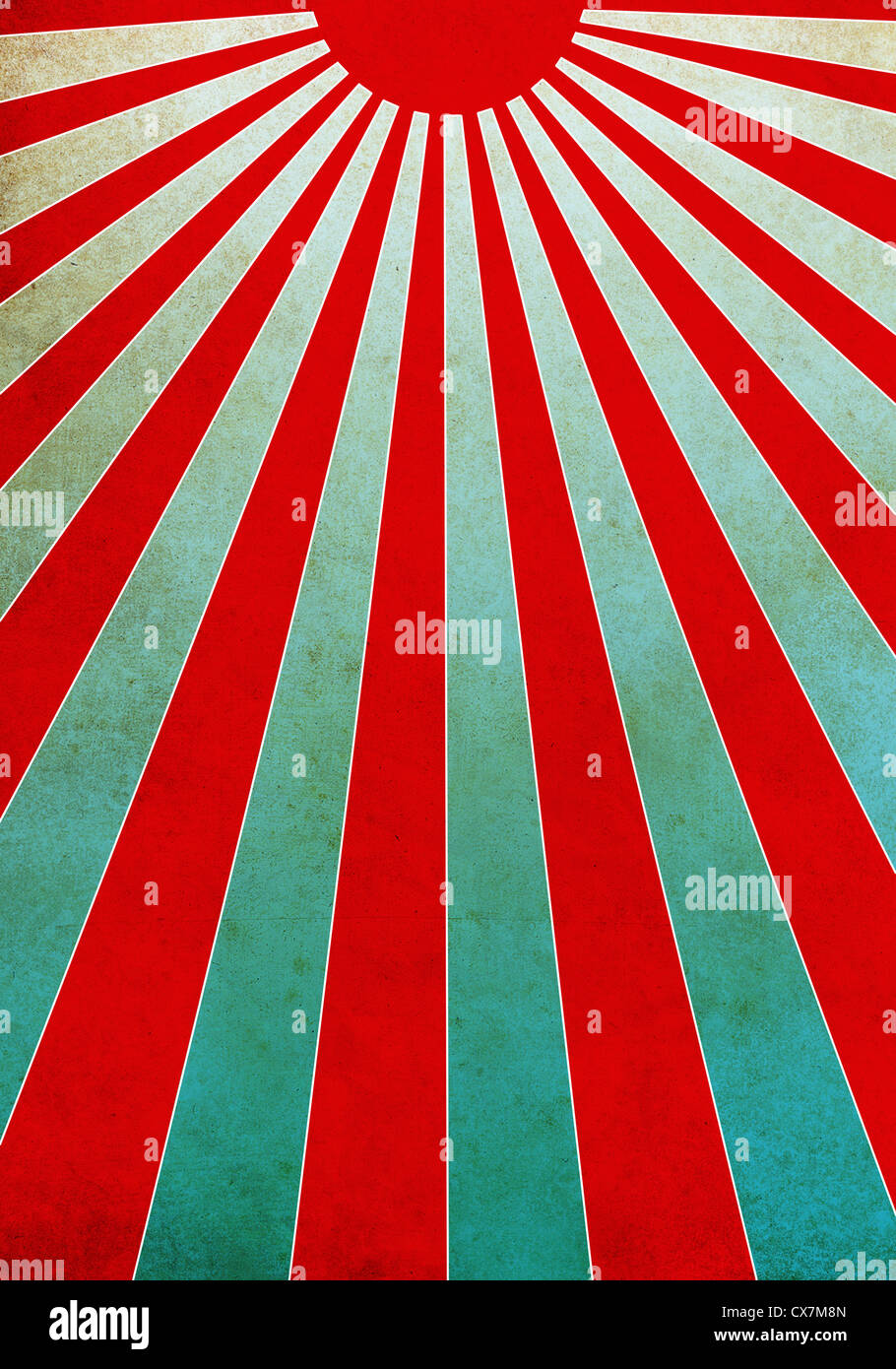 Red sun illustration hi-res stock photography and images - Alamy