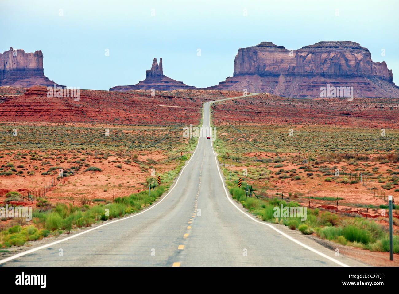 Highway 163 leading to Monument valley, Arizona, US Stock Photo - Alamy