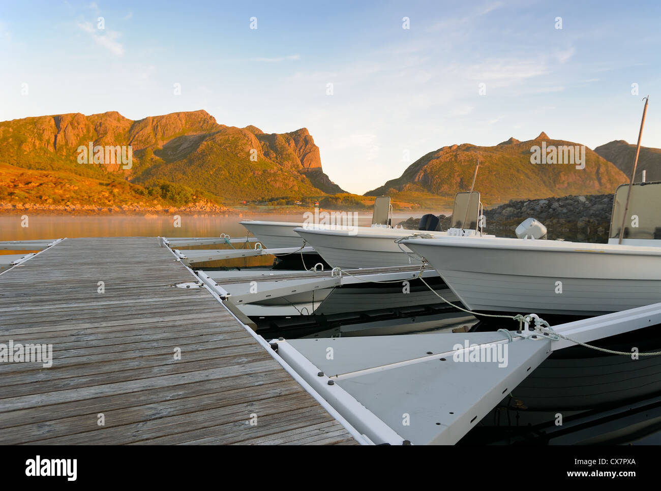 Rowboat in a fjord hi-res stock photography and images - Alamy