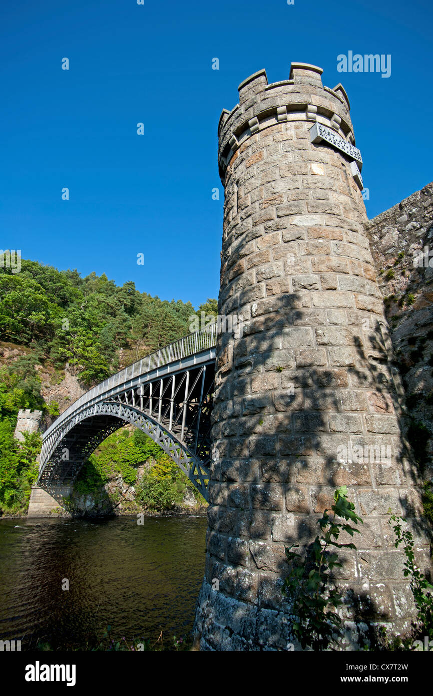 Thomas Telford's Bridge over the River Spey at Craigellachie Morayshire ...